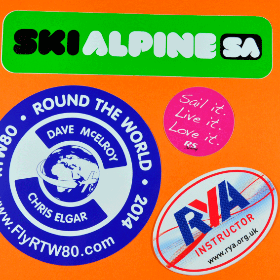 Bespoke Shaped Stickers | Harris Screen Print Sticker Printers